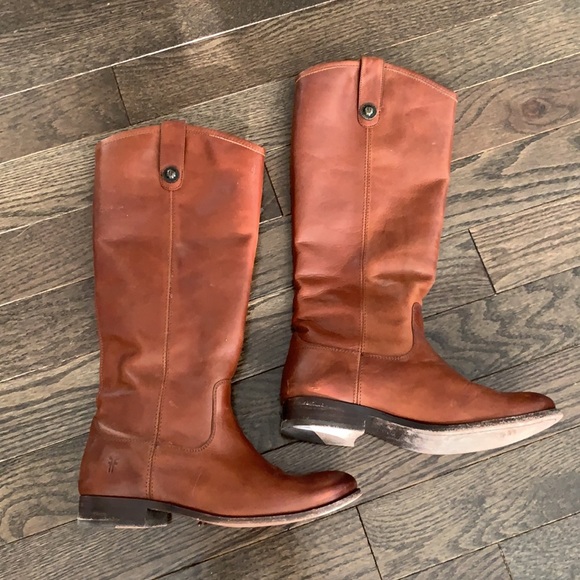 Frye | Shoes | Frye Melissa Boots In Cognac | Poshmark